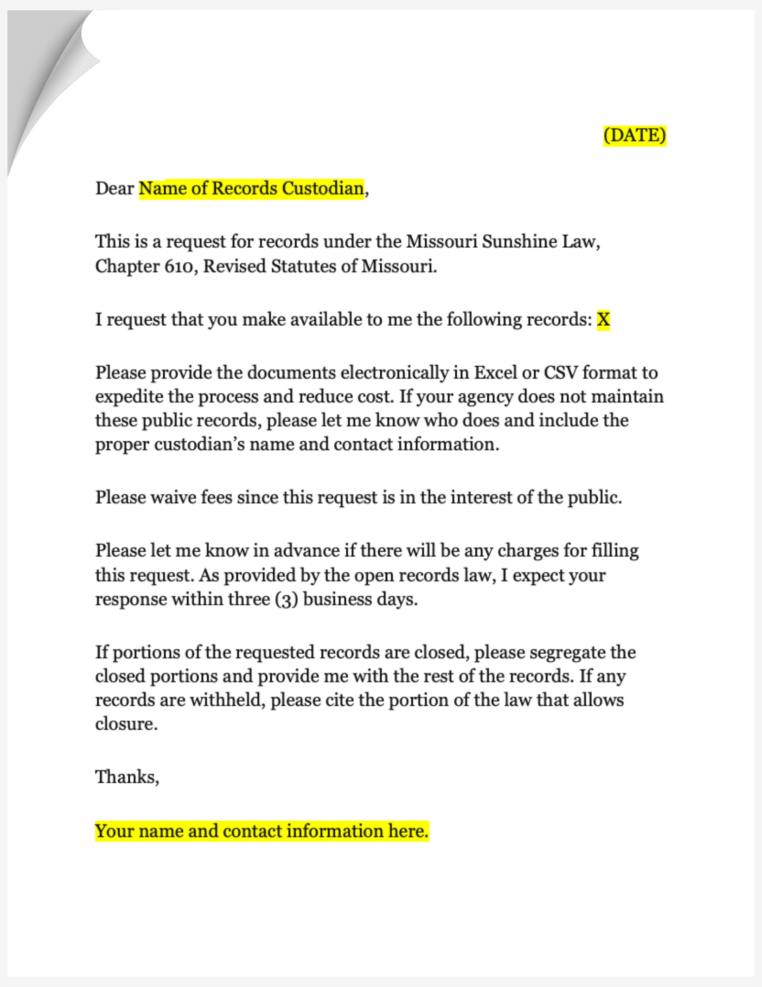 How to request public records in Kansas and Missouri - Beacon: Kansas City