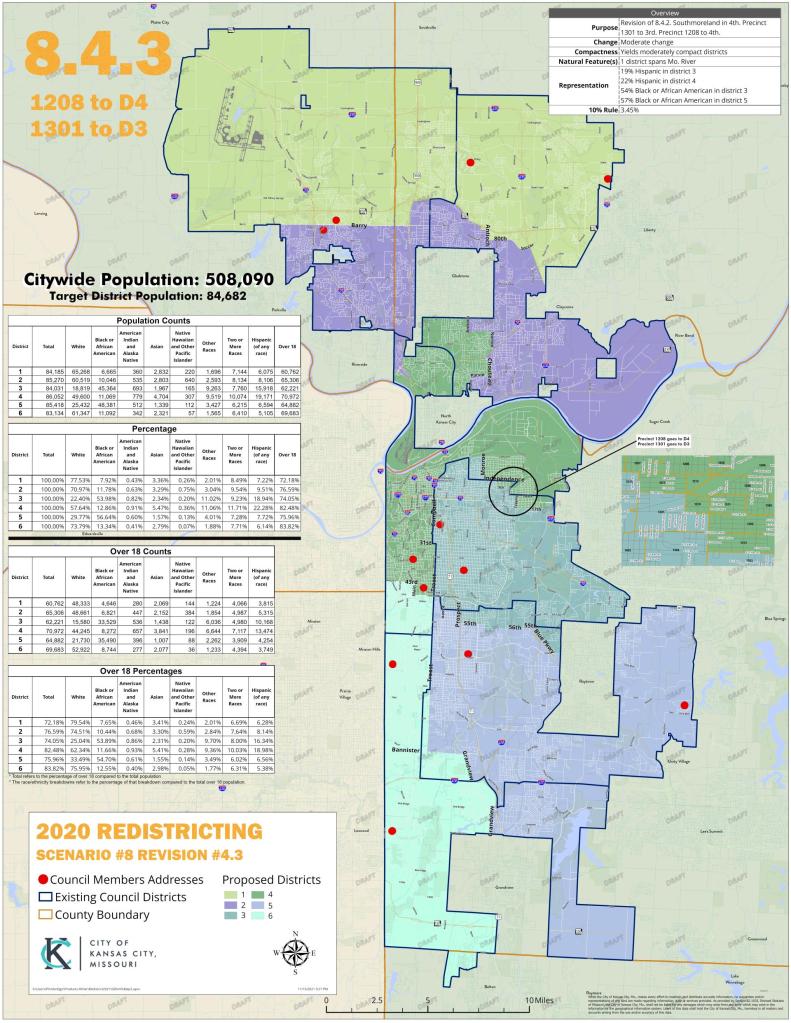 Kansas City’s Northland divided over redrawing City Council districts ...